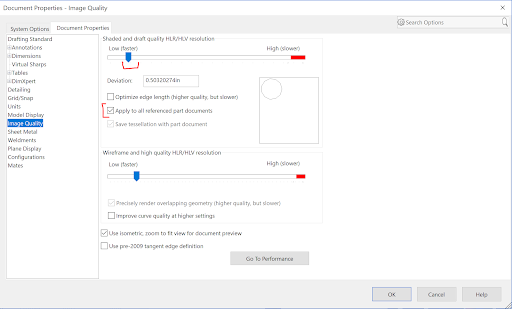 Improve Large Assembly Performance in SOLIDWORKS