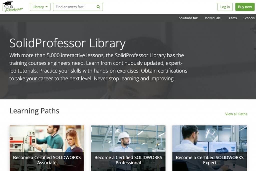 SolidProfessor Technical Certificates